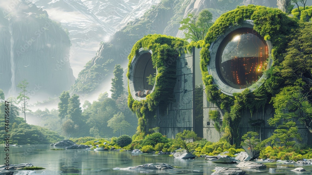 Biodegradable Hardware for Crypto Mining: Concept art for future ...