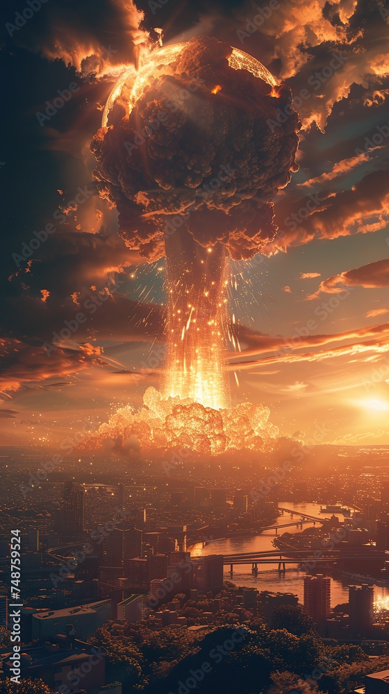 Apocalypse scene, Burning city, Disaster backdrop, Catastrophic event ...