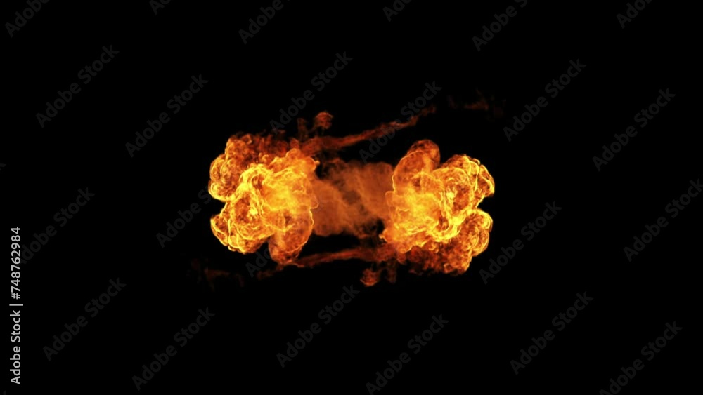 Fire Animation on back ground. Overlay perfect for compositing into ...