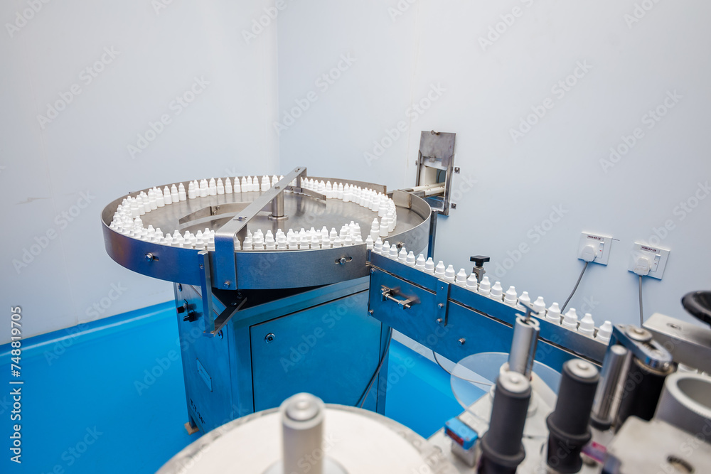 eye drop manufacturing. Ophthalmic drops solution, eye ear drop making ...