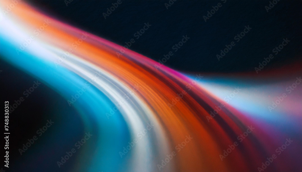 Vibrant rainbow, orange blue teal white psychedelic grainy gradient ...