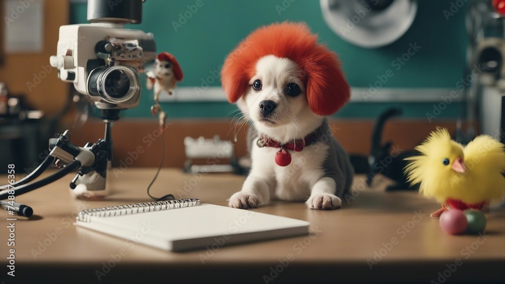 jack russell terrier A hilarious veterinary visit, where a dog in a ...