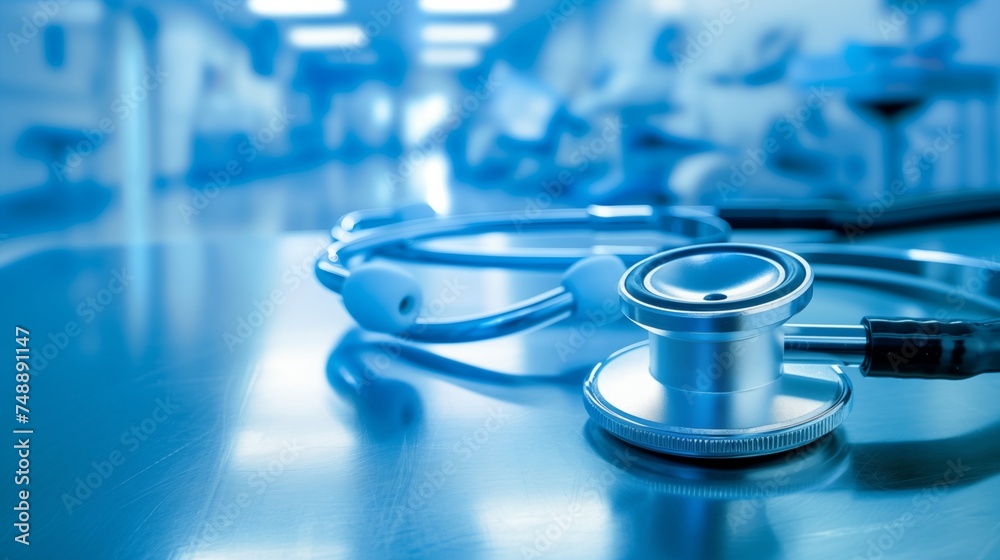 Vital medical tool, the stethoscope amplifies the heartbeat's rhythm ...