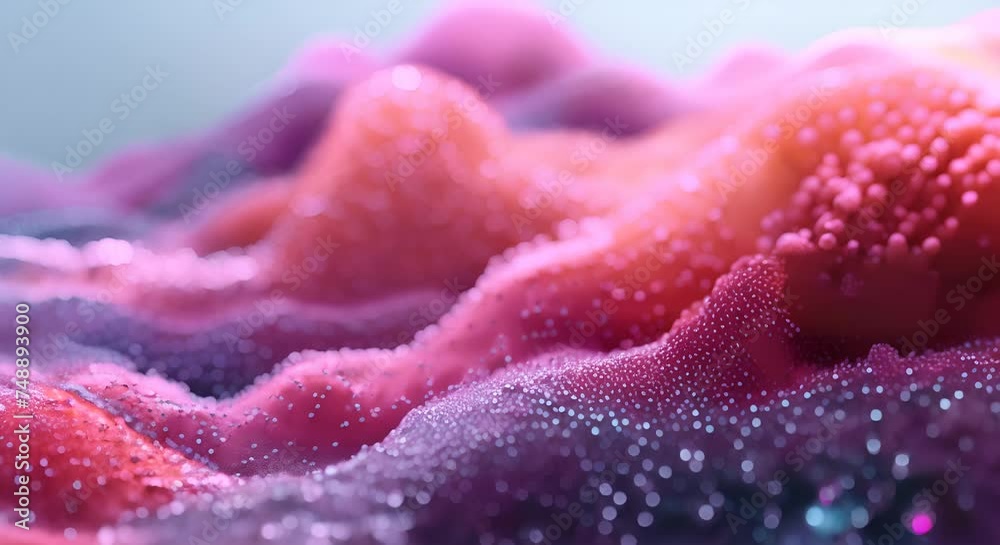 An animated 3D model of lipid bilayers forming cell membranes vídeo do ...