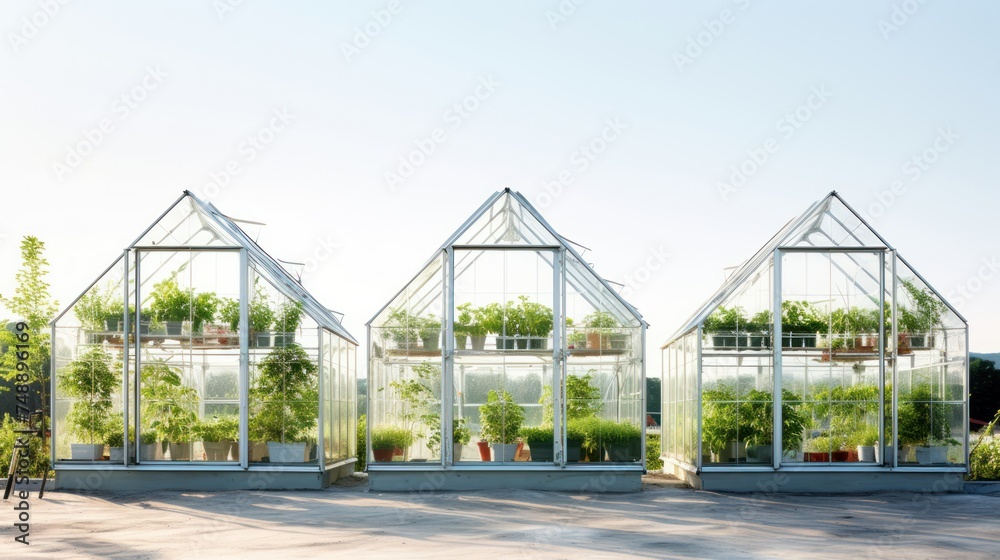greenhouse plants Control the temperature with an intelligent system ...