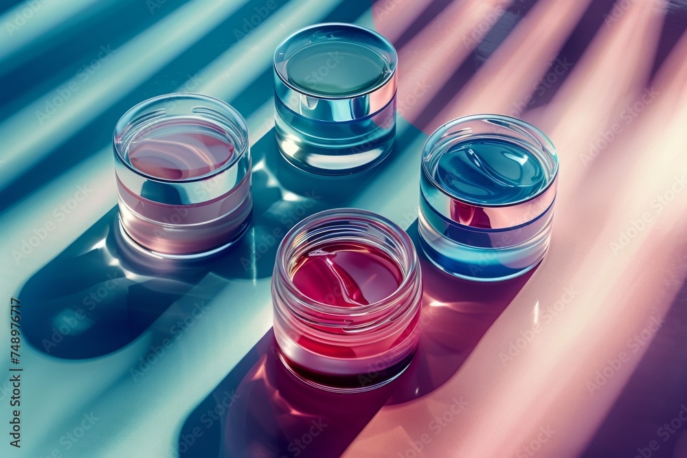 Facial wellness revitalization skin care cream. Skincare treatment ...