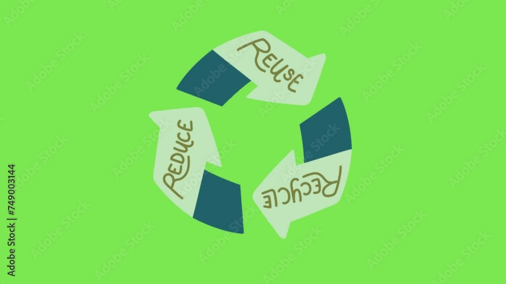 Spinning loop animation on green screen. Stock Video | Adobe Stock