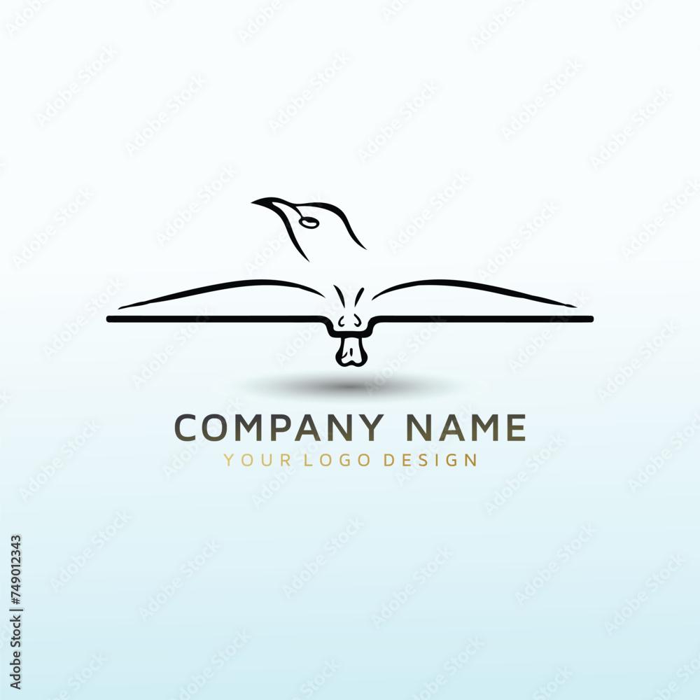 Design an elegant logo for a small book publishing company Stock Vector ...