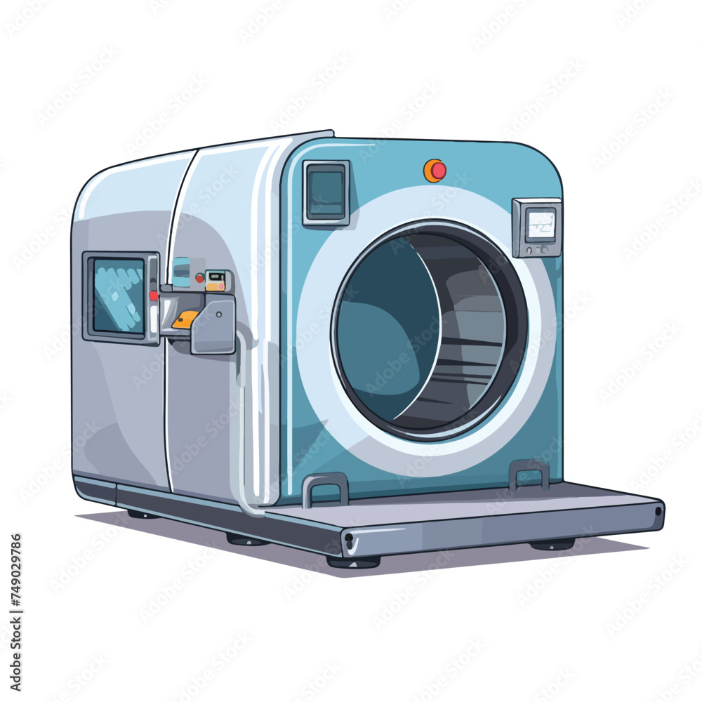 Airport X ray machine. Clipart image isolated on whi Stock Vector | Adobe Stock