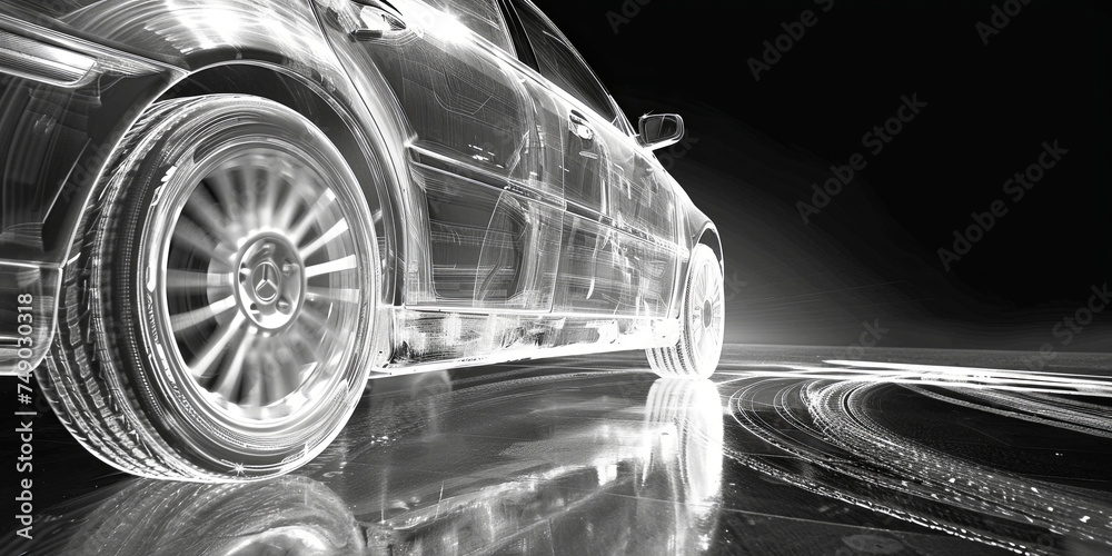 Digital vehicles, where many digital cars and trains create an ...