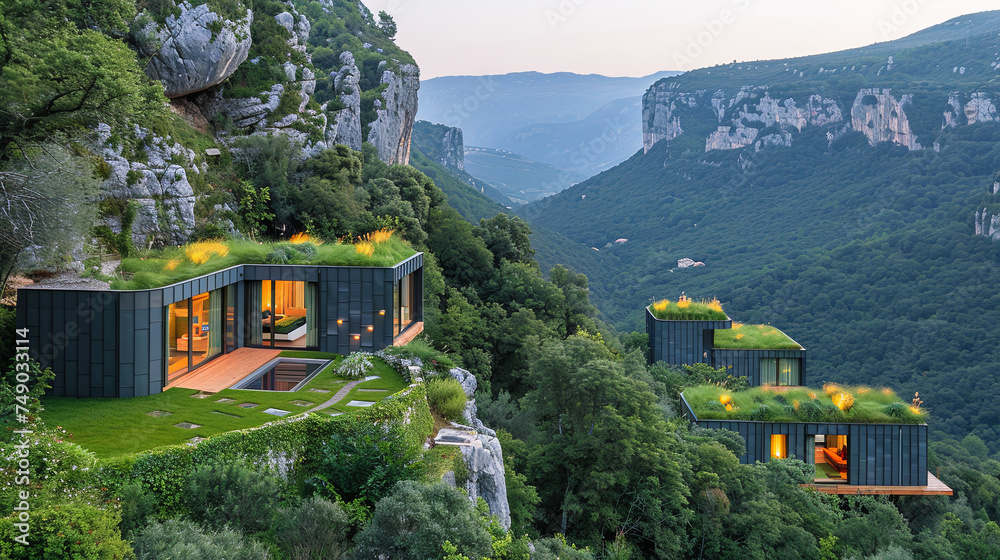 The structural texture of concrete creates a sense of strength and ...