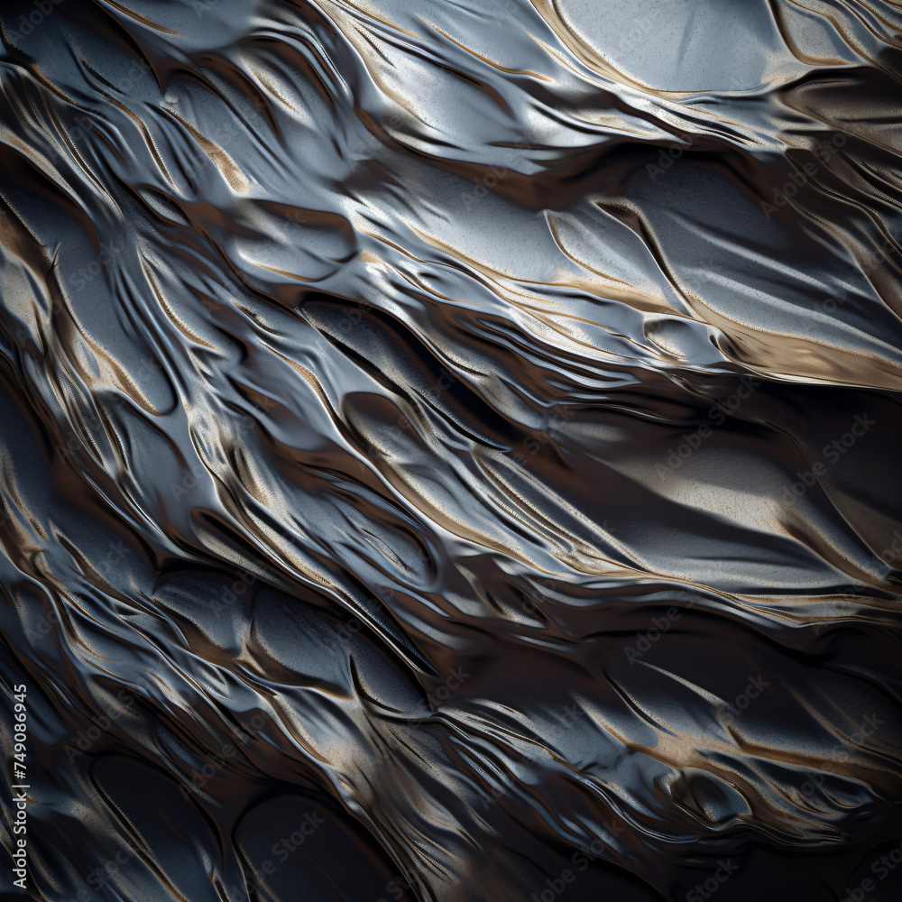 Hyper realistic metal texture generated AI Stock Illustration | Adobe Stock