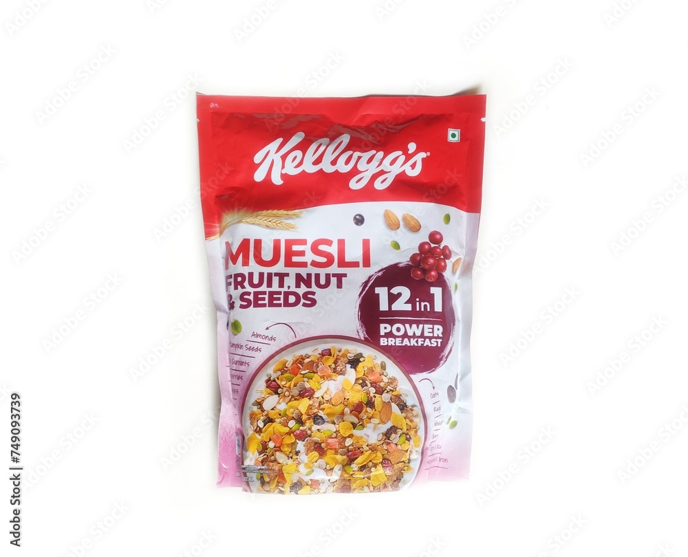 Guwahati, Assam, India - March 01, 2024 : Kellogg’s Muesli Fruit Nut ...