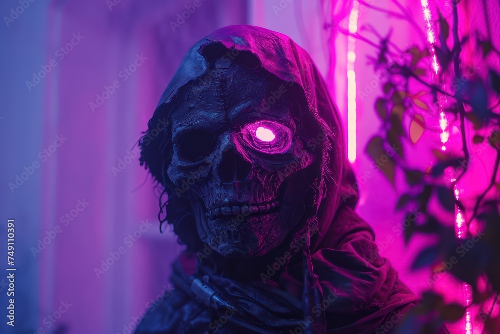 Oracle s Vision A zombie oracle bathed in neon light revealing cryptic ...