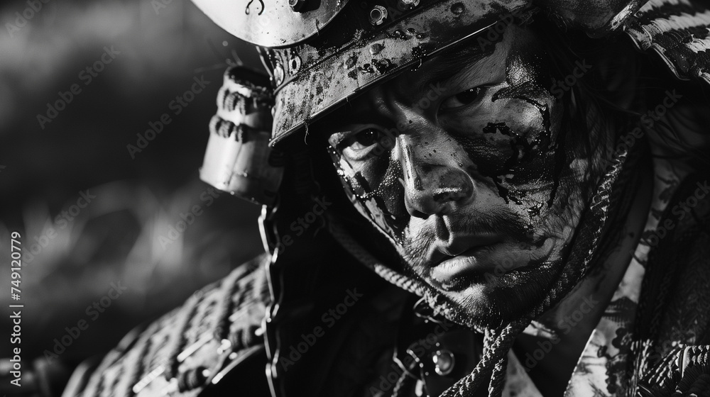 Cinematic, Samurai Ronin Photography, In the aftermath of battle, a ...