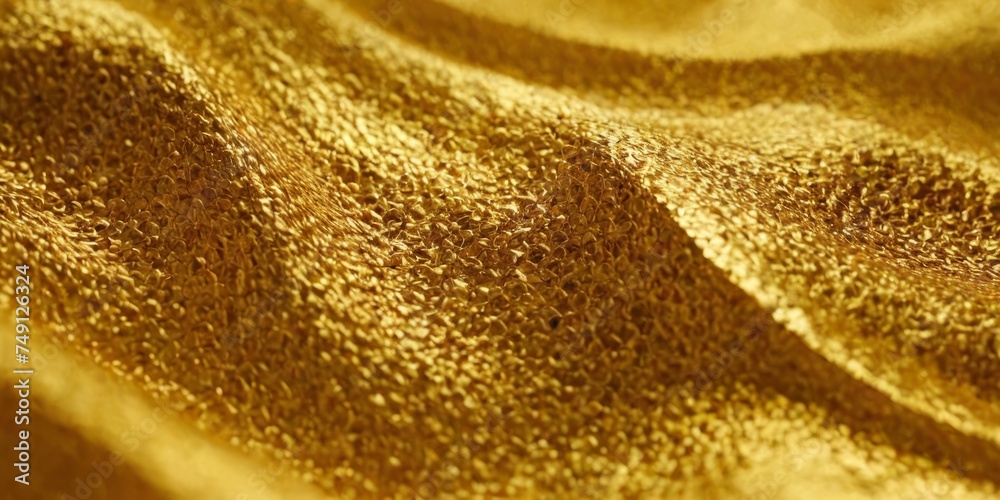 Wavy gold texture movement background with reflection Stock ...