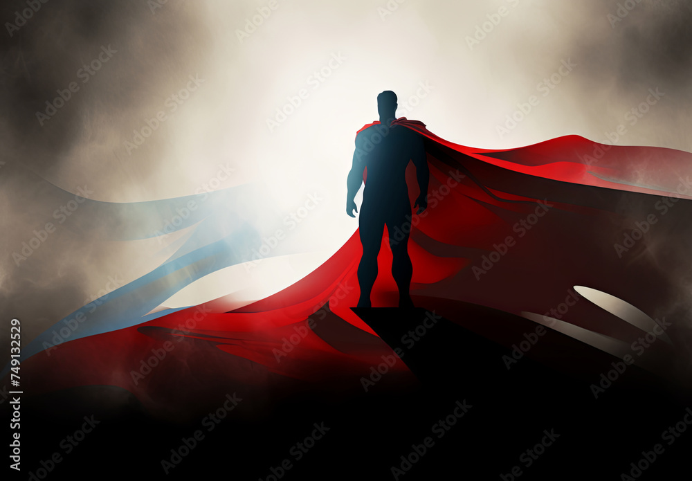 An illustrated masterpiece features a savvy and brilliant superhero ...