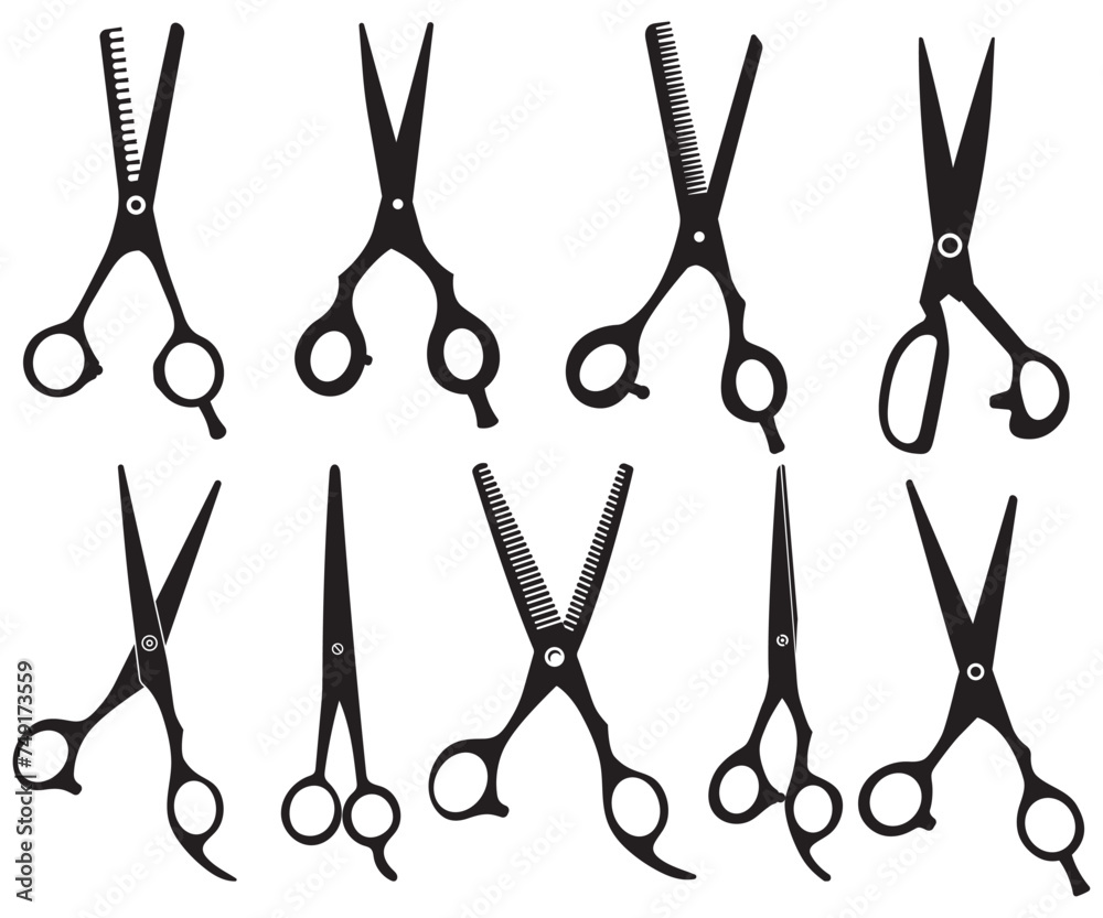 Scissors Vector, Scissors Clipart, Scissors Cut Files, Scissors Cricut ...