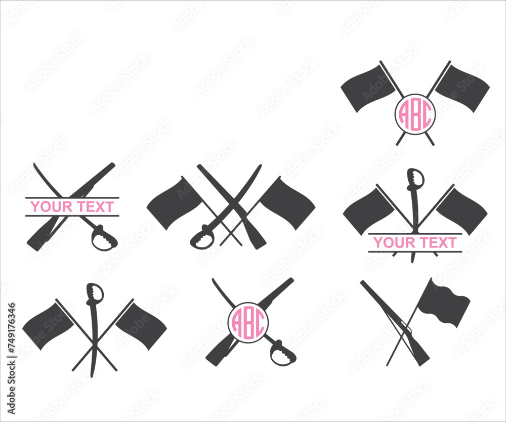 Color Guard, Marching Band split Monogram, Color Guard Monogram, color ...