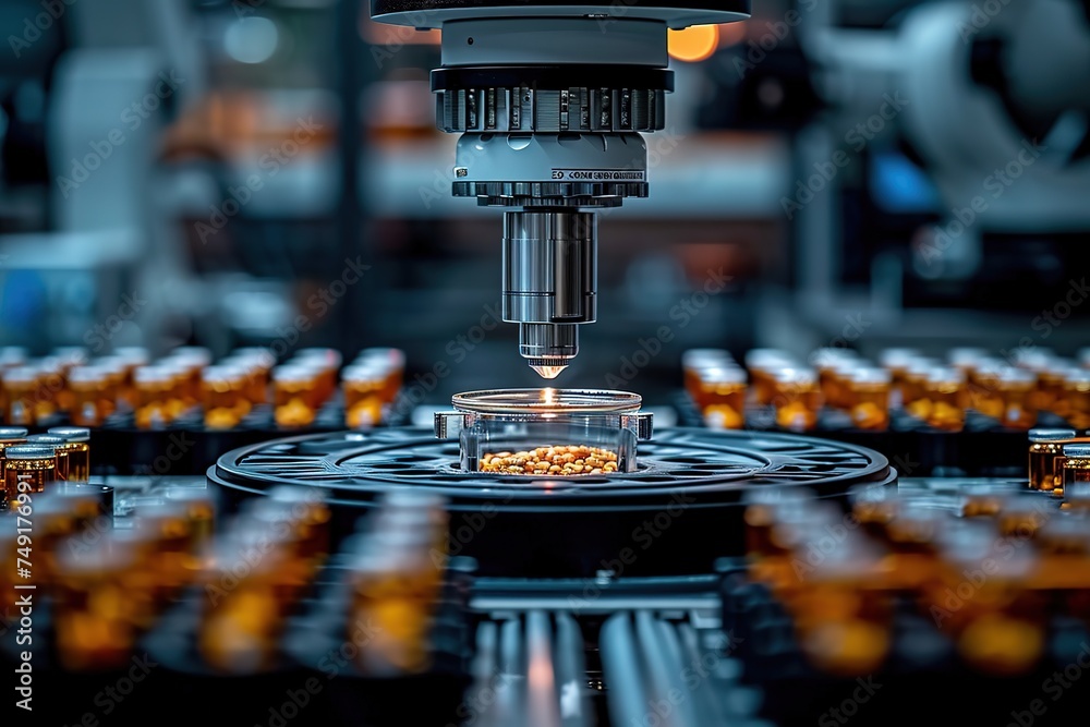 Automated Pharmacy Medication Compounding Robot Robot automating the ...