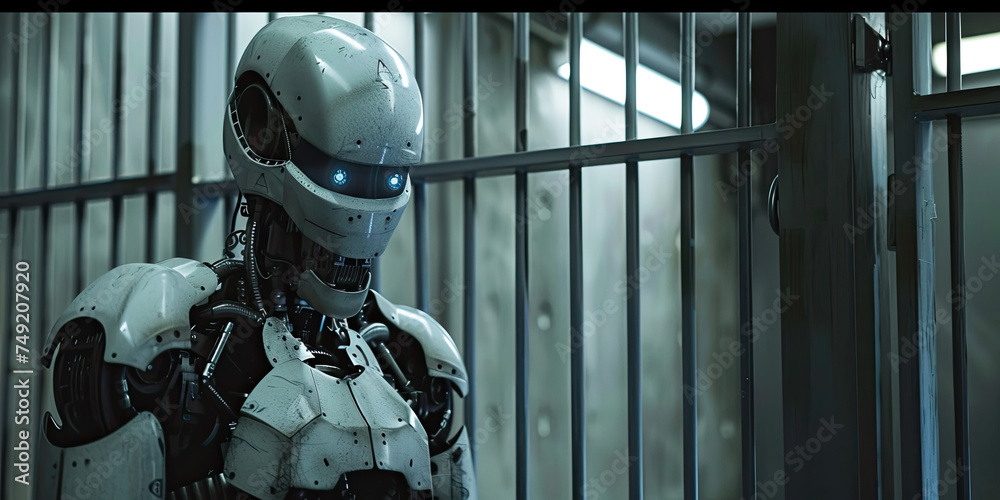 Jail, artificial intelligence robot prisoner, robots prison ...