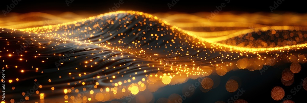 Amaranth Flower Field Sunny Filter, with lights, light black and yellow ...