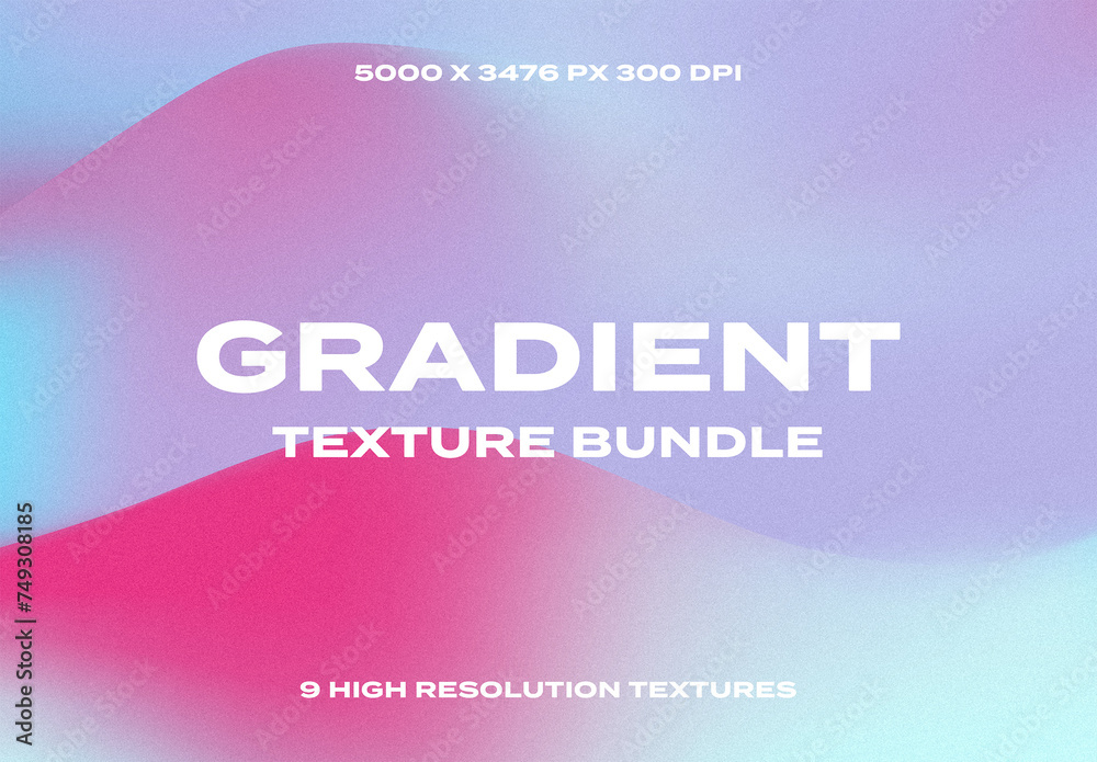 Gradient Noise Grain Colorfull Colored Overlay Texture Pack Bundle ...