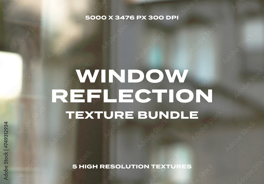 Window Reflection Overlay Texture Pack Bundle Effect Surface Stock ...