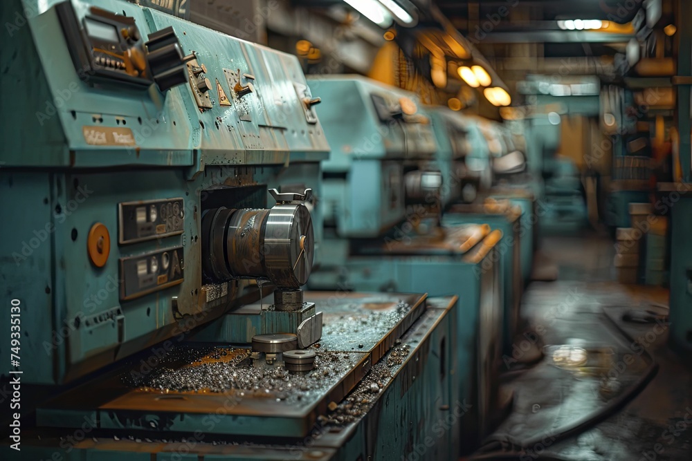 Reflecting on their achievements, machinists embrace the daily cycle of ...