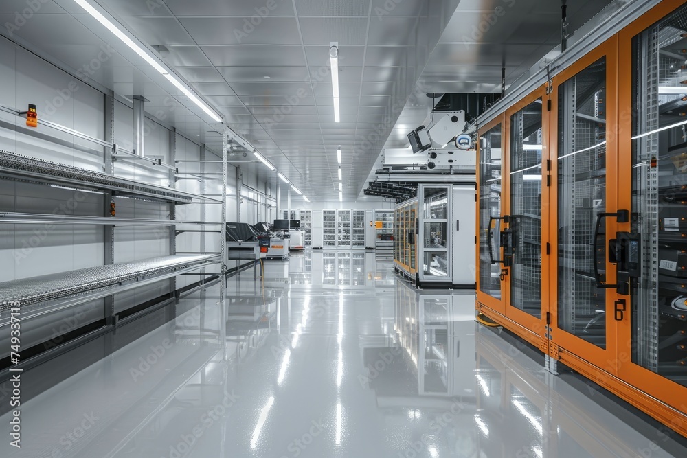 Robotics Repair Bay, A specialized area for the maintenance and repair ...