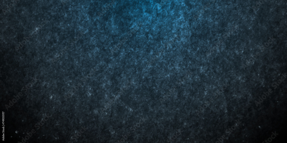 Dark black and blue stone wall grunge backdrop texture background ...
