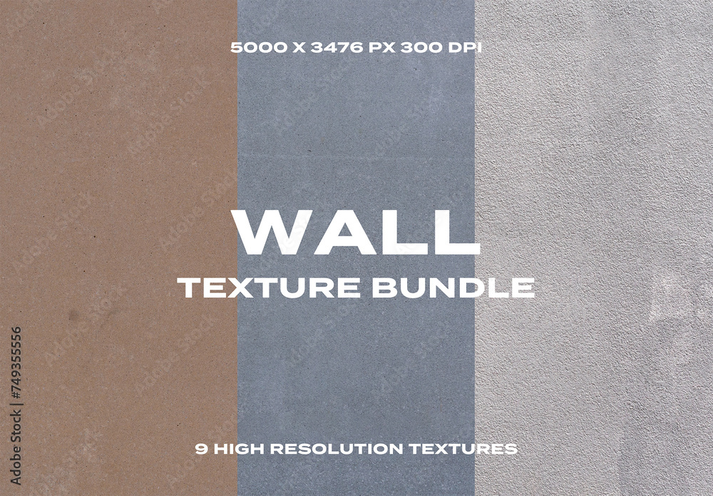 Wall Concrete Stone Overlay Texture Pack Bundle Effect Surface Stock ...