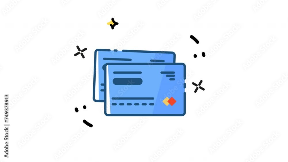 Credit card animated video clip. purchasing goods and services concept ... Credit card animated video clip. purchasing goods and services concept ...