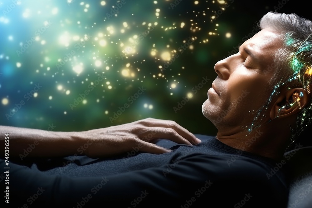 Robotics or ai artificial intelligence connecting interaction with ...