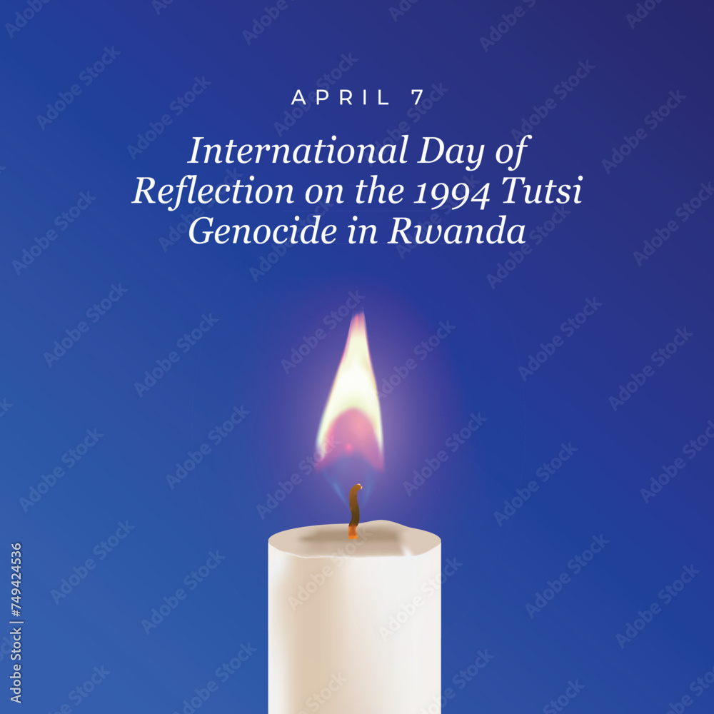 Vetor do Stock: International Day of Reflection on the 1994 Tutsi ...