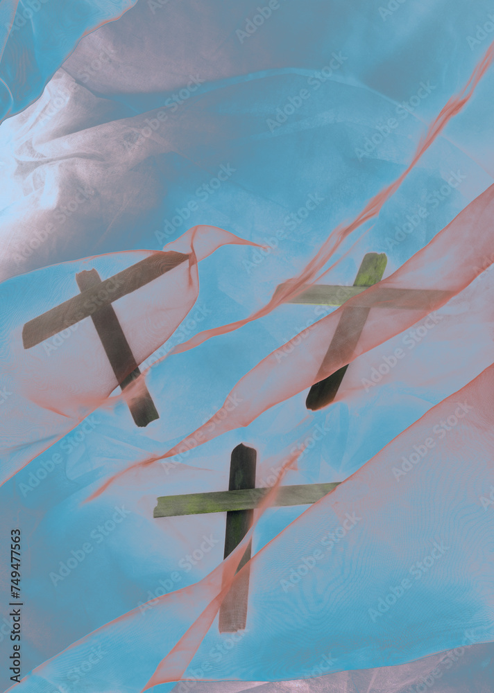 Surreal image of Good Friday & Easter celebration shows empty crosses ...