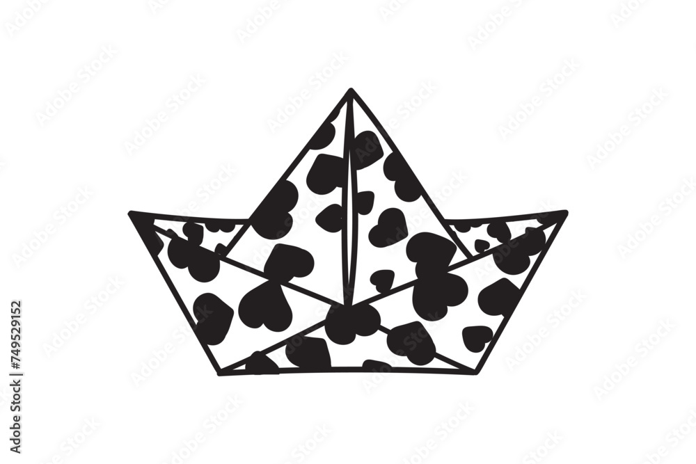 Paper Boat Bundle, Boat Silhouette, Seaside, Clipart, Ocean Lover ...