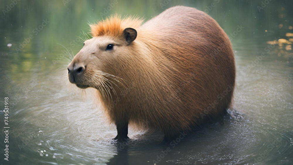 Papel de Parede 4k - Capivara Stock Photo | Adobe Stock