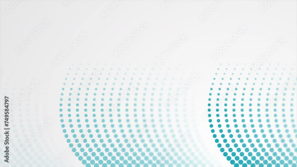 Bright blue minimal dotted lines abstract background. Seamless looping ...