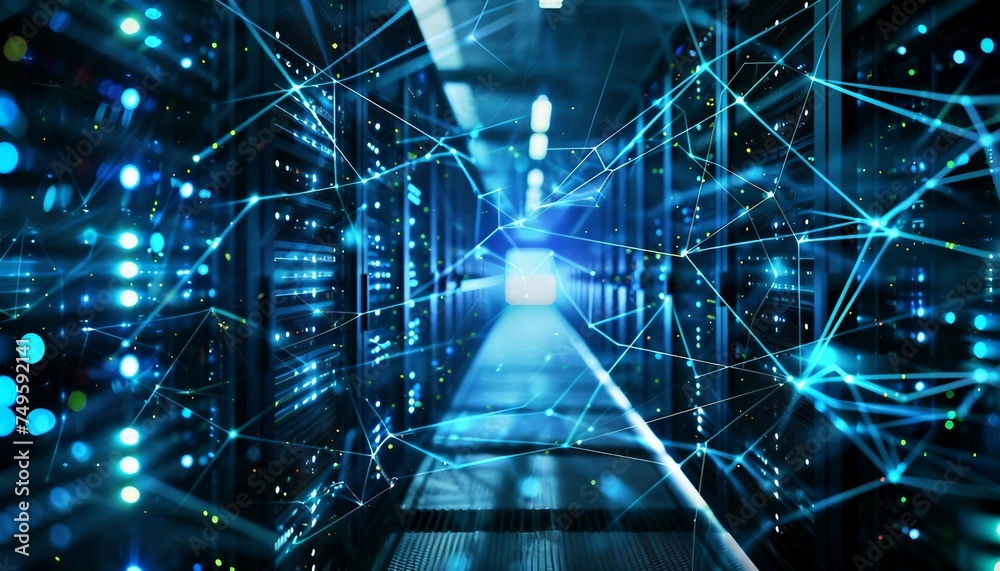 Data Center Connectivity Hub, a data center concept as a connectivity ...