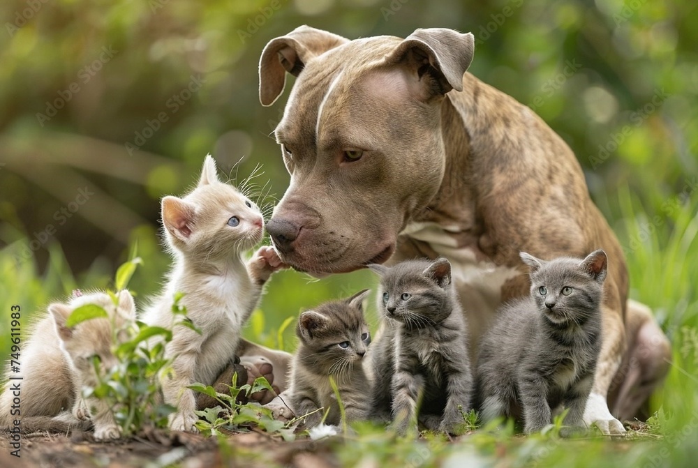 Stunning high resolution photo of a light brown American Pit Bull ...