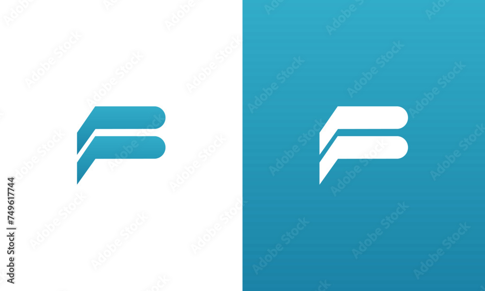 Poster initial F book logo design vector – Wall Art | UkPosters