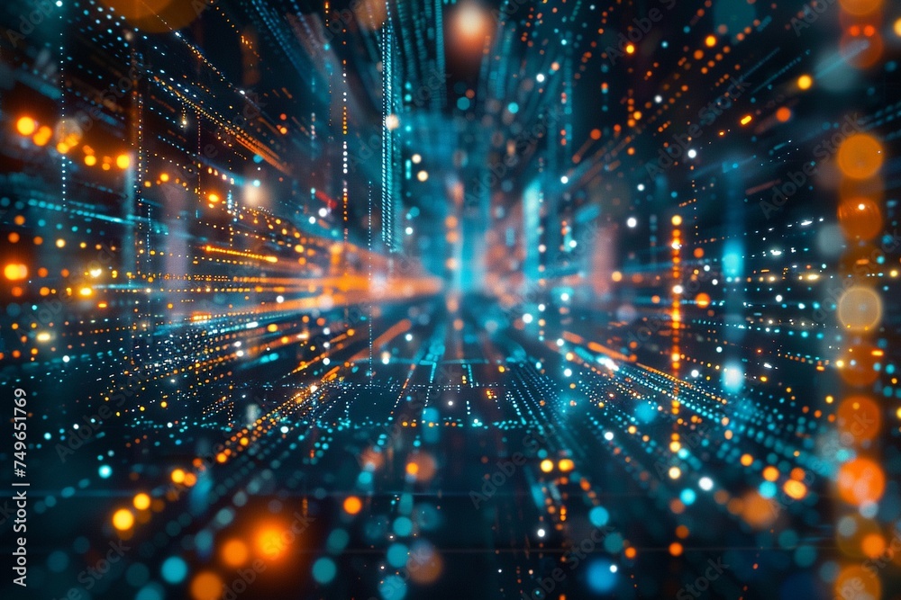 Focus on capturing the impact of technology on processing data ...