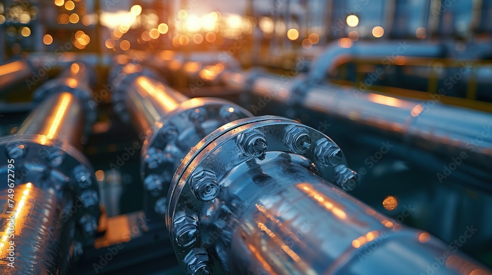 Pipeline and pipe rack of an oil, chemical, hydrogen or ammonia ...