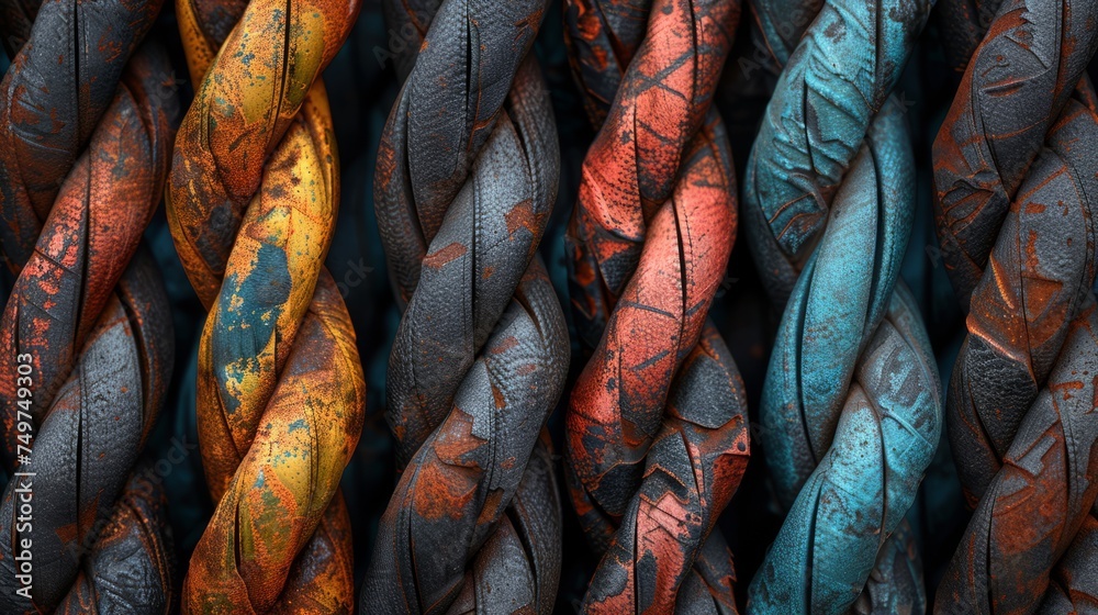 The wallpaper depicts intricate wiring backgrounds, resembling the ...