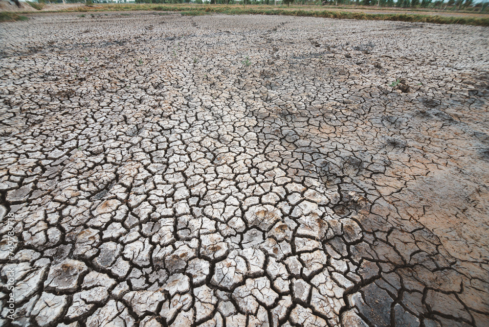 Image of the drought ground.Problems arising from global warming. Stock ...