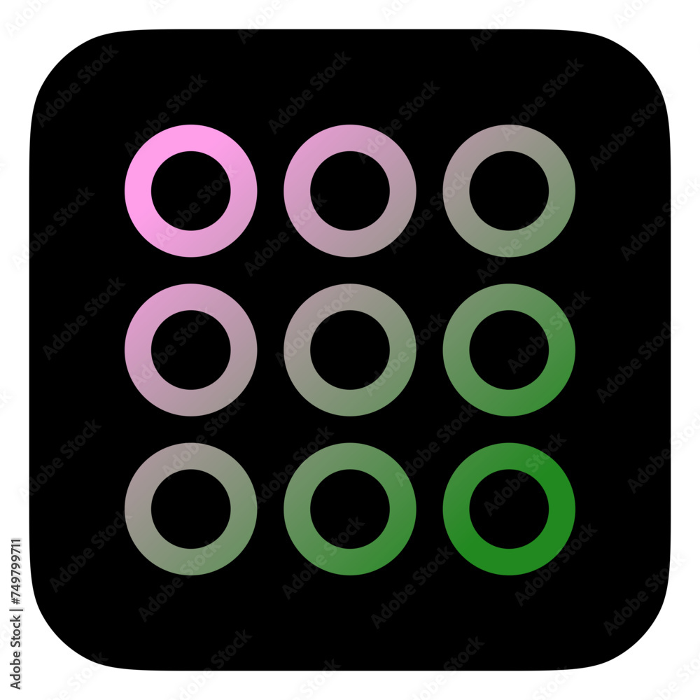 Editable vector pattern lock icon. Part of a big icon set family ...