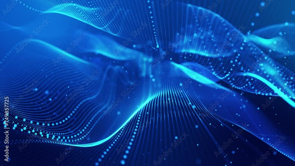 Captivating motion design. Seamless background loop with futuristic ...