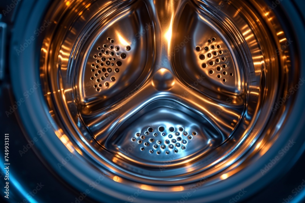 Washing machine detailed view laundry hygiene equipment fresh clean ...