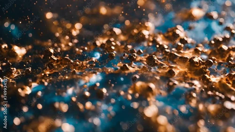 Vidéo Stock a dynamic computer graphic simulation featuring a swarm of ...